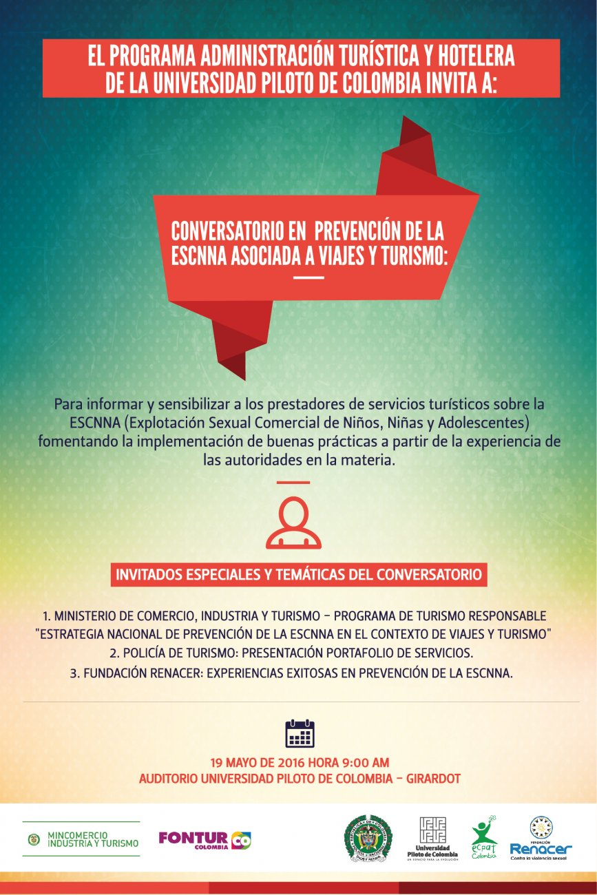 Conversatorio en prevención de la ESCNNA asociada a viajes y turismo ...